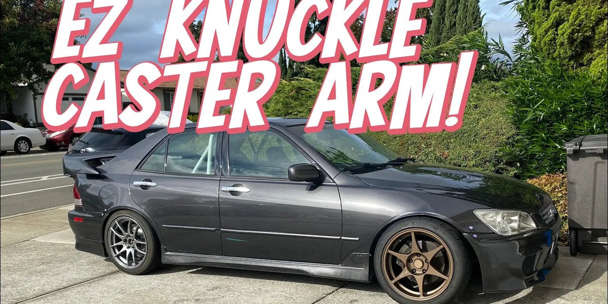 Installing Adjustable Caster Arms Lexus IS300 — Lunaticsco