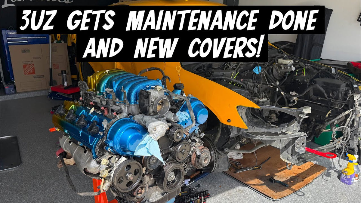Lexus IS300 3UZ Swap Part 3 Engine Prep Timing Belt Water Pump — Lunaticsco