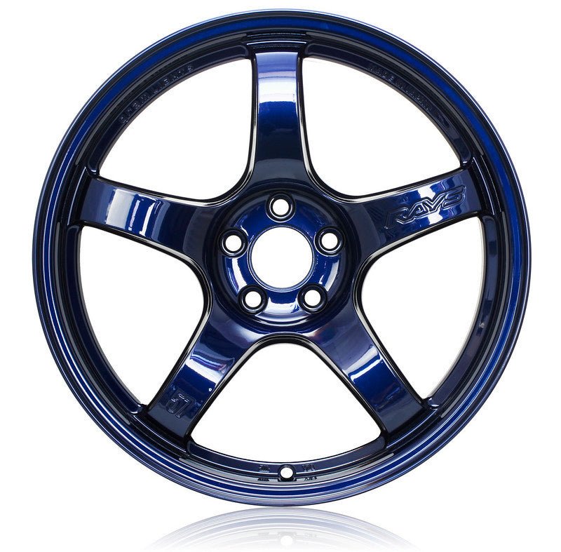 Gram Lights 57CR 18x10.5 +12 5x114.3 Eternal Blue Wheel — Lunaticsco