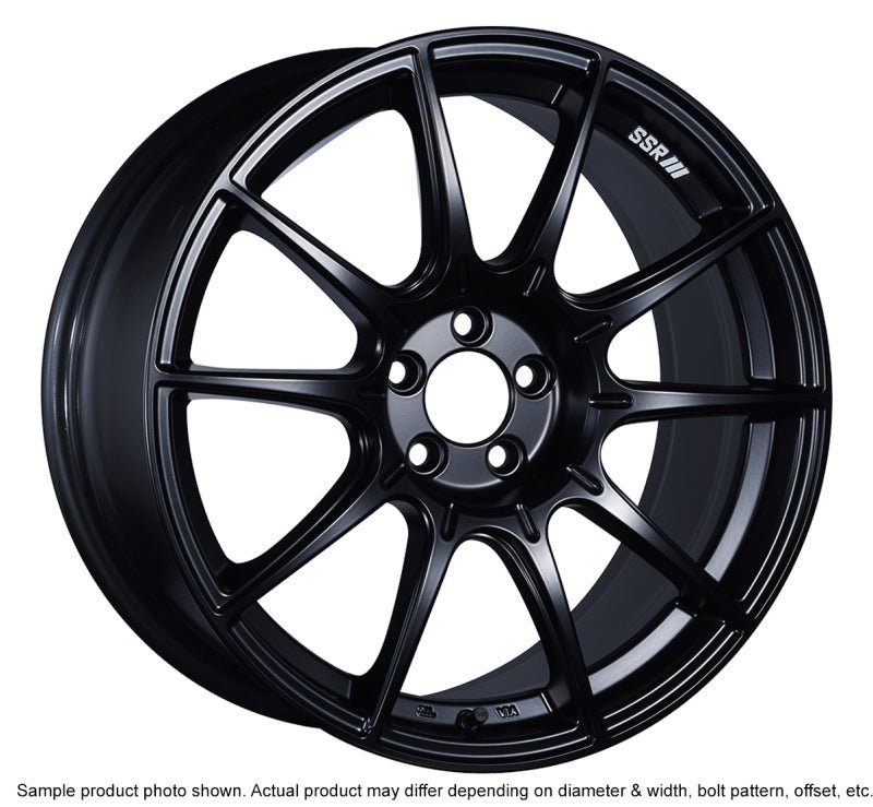 SSR GTX01 17x9 5x114.3 38mm Offset Flat Black Wheel — Lunaticsco